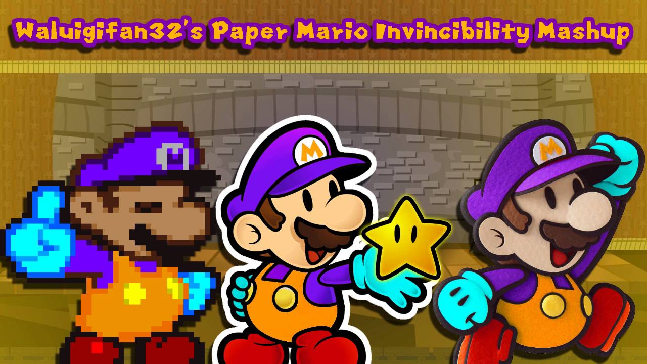 Paper Mario Invincibility Mashup - YouTube