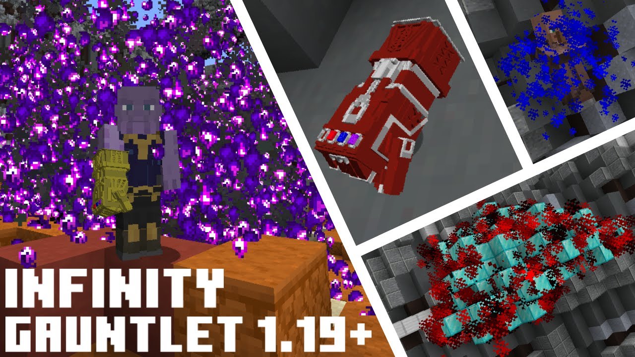 Minecraft Infinity Gauntlet 1.19+ - YouTube