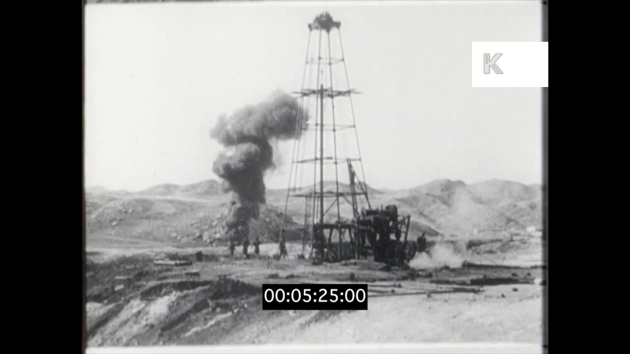 Drilling for Oil in Iran, 1910s, 1920s, HD - YouTube