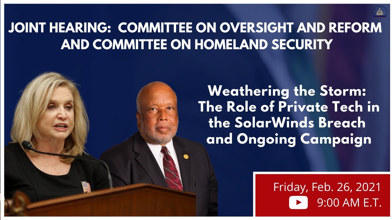 Weathering the Storm: The Role of Private Tech in the SolarWinds Breach ...