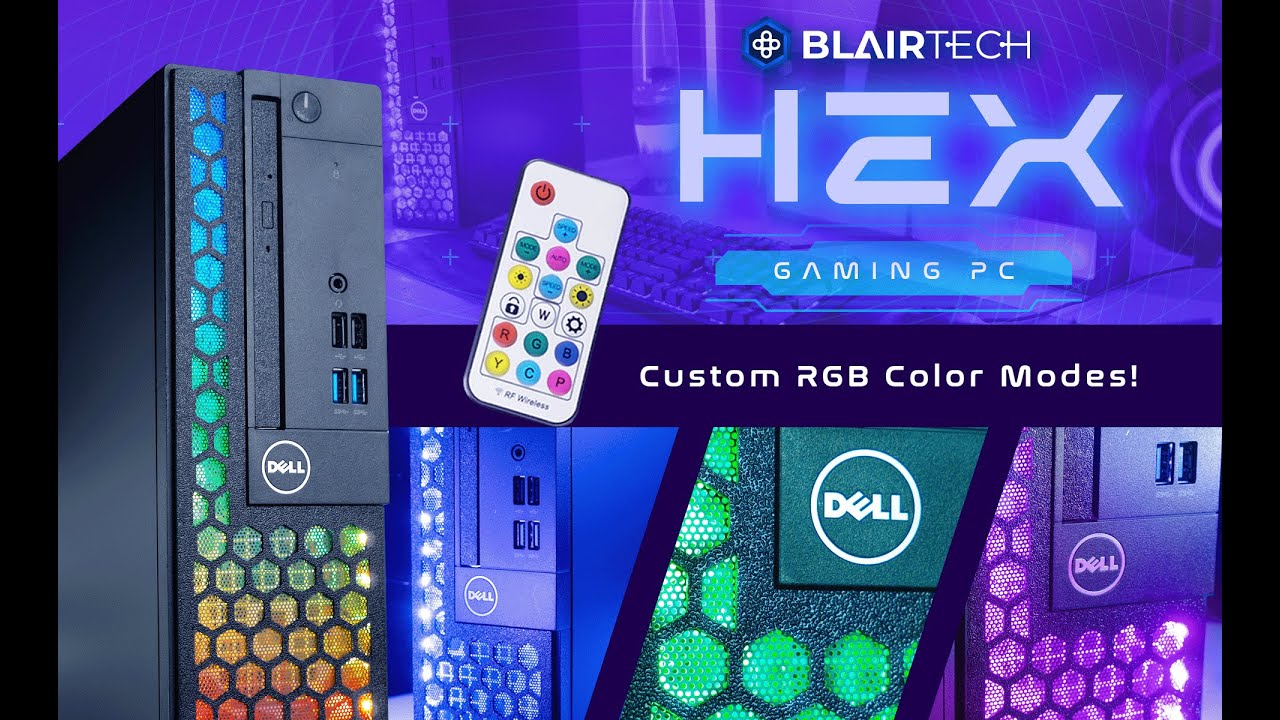BlairTech HEX Gaming PC Prebuilt Nvidia GPU - YouTube