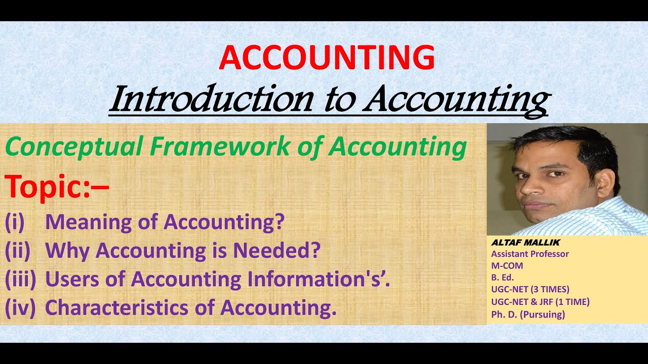 Accounting - What is Accounting - YouTube