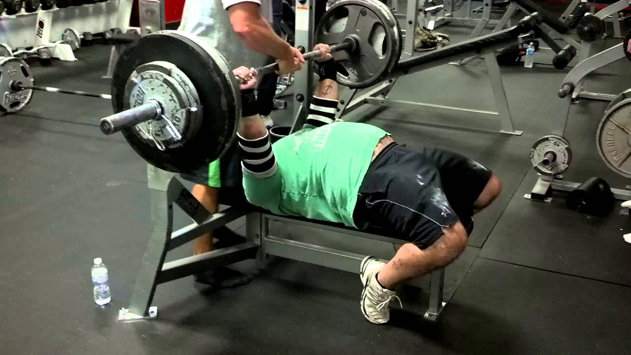 Bench Press 385 x 1 - YouTube
