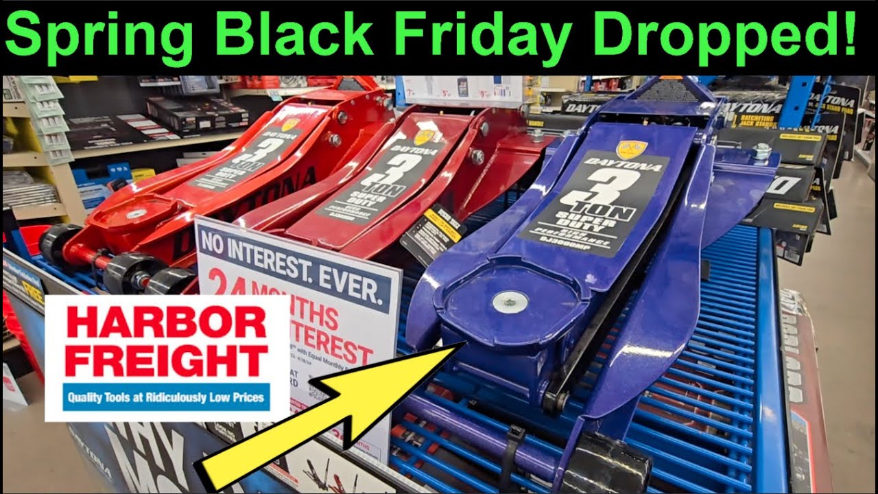 Spring Black Friday Just Dropped! @ Harbor Freight - YouTube