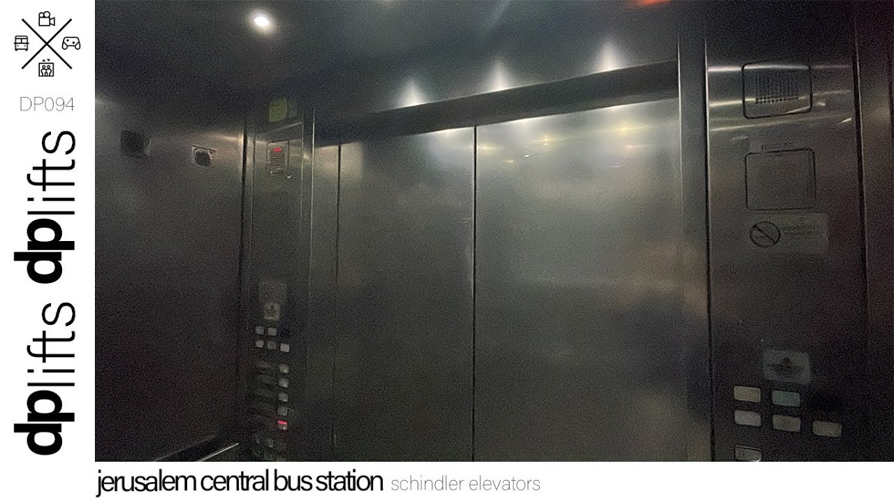 2000 Schindler traction elevators @ Jerusalem Central Bus Station ...