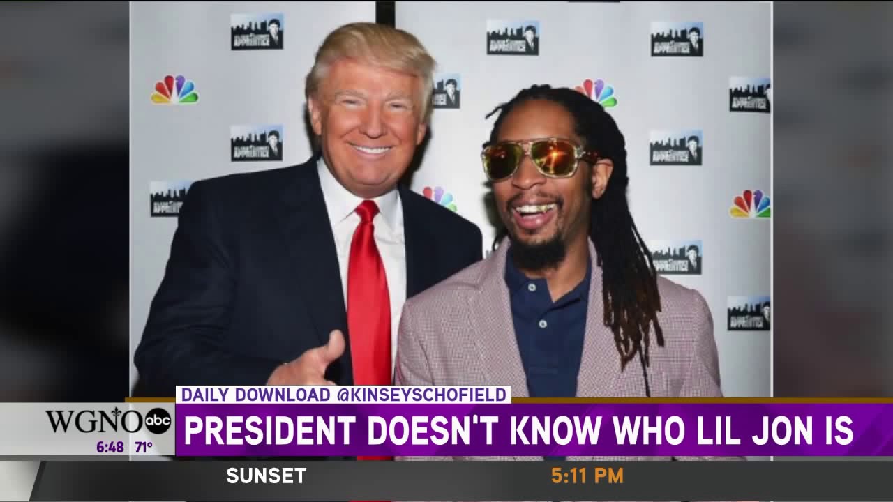 President Donald Trump says he doesn't know who Lil Jon is - YouTube