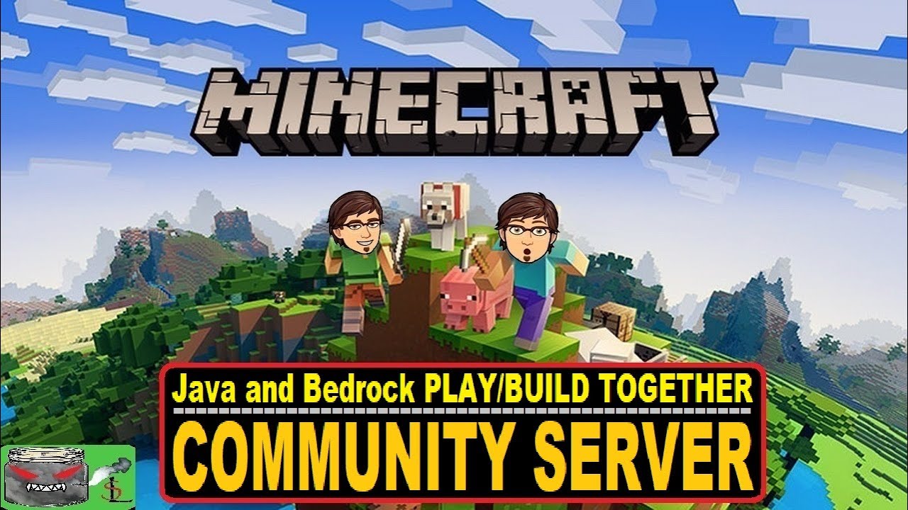 Minecraft Communities Build Together Java/Bedrock Server 60 FPS HD LIVE ...