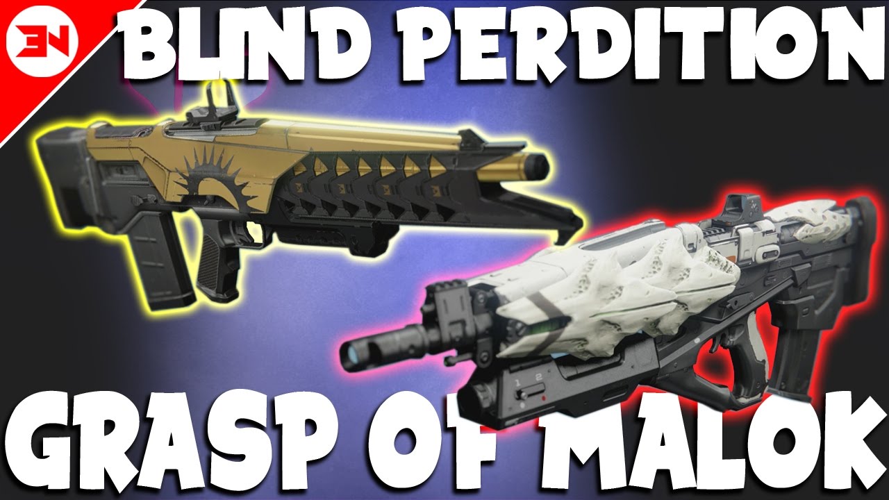 Destiny BLIND PERDITION vs GRASP OF MALOK - Road To Best Pulse Rifle ...