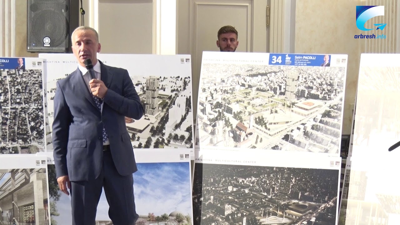 Selim Pacolli me projekte të mëdha për Prishtinën - YouTube