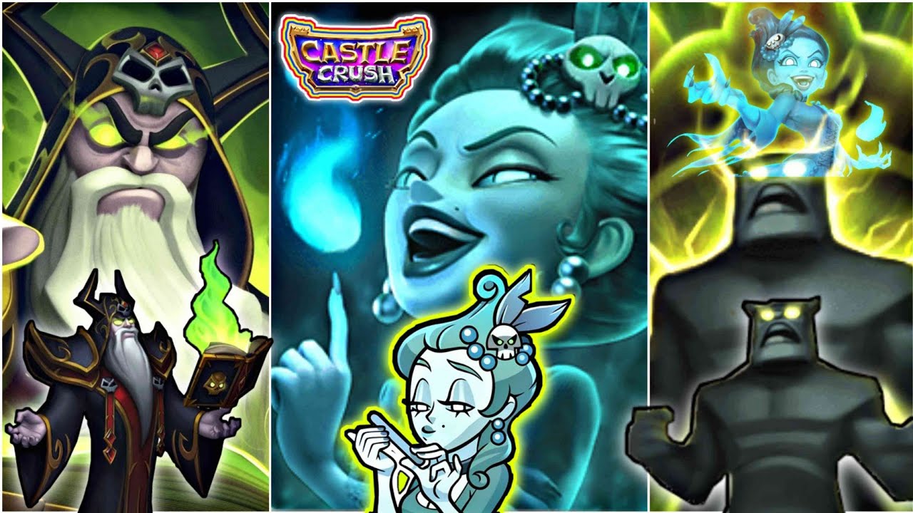 Castle Crush 🔥 LegenD NECROMANCER MagiC WitH WRAITH EpiC 🔥 Castle Crush ...