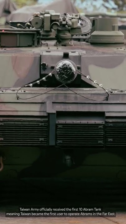 Taiwan Army officially received the first 10 of the first batch of 38 M1A2T tanks this week ...