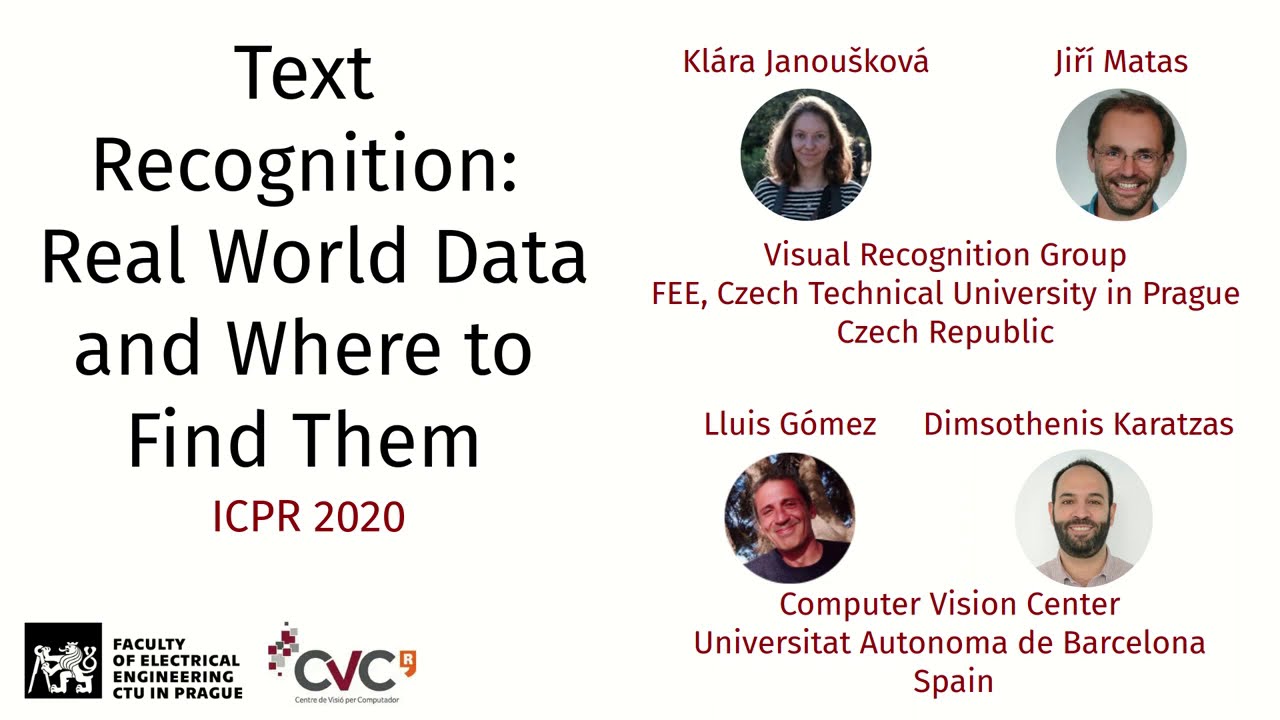 Text Recognition - Real World Data and Where to Find Them - YouTube