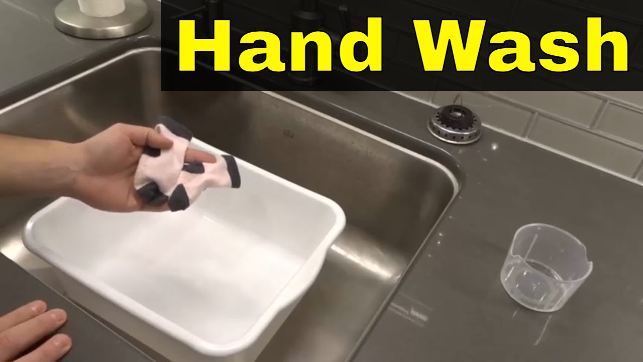 How To Hand Wash Clothes PROPERLY-Full Tutorial - YouTube