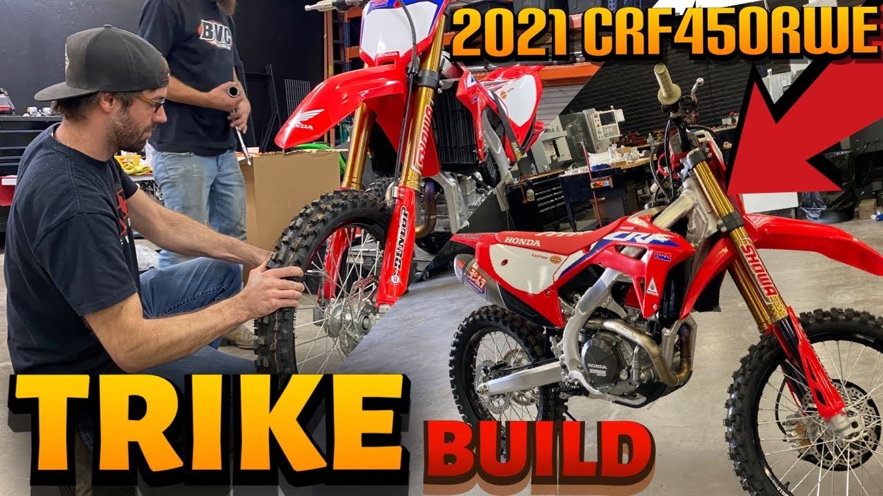 2021 HONDA CRF450RWE (Works Edition) Modern Trike Three Wheeler ...