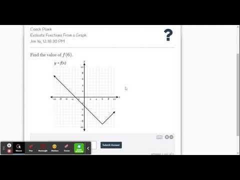 DeltaMath: Evaluate Functions From A Graph - YouTube