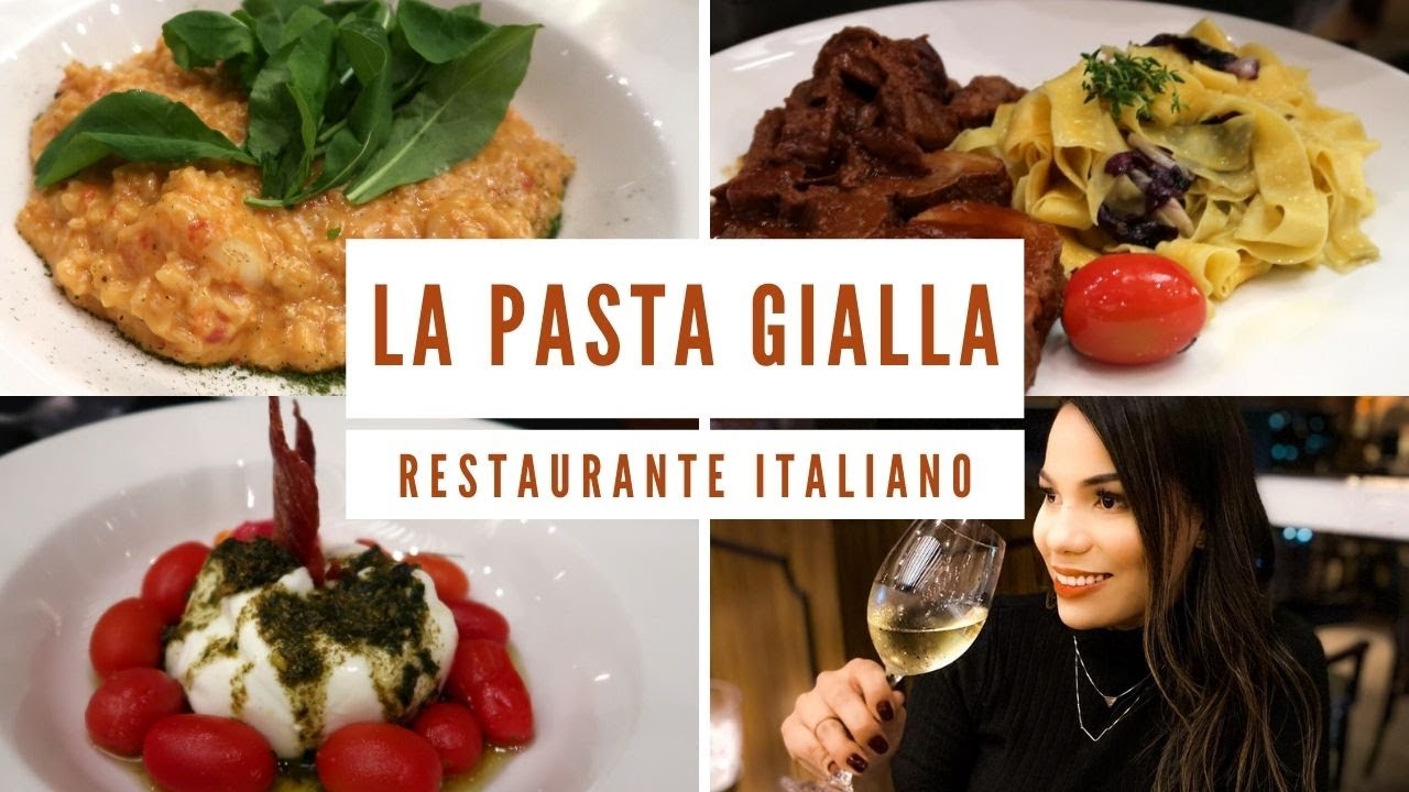 CONHECENDO O RESTAURANTE ITALIANO LA PASTA GIALLA - YouTube