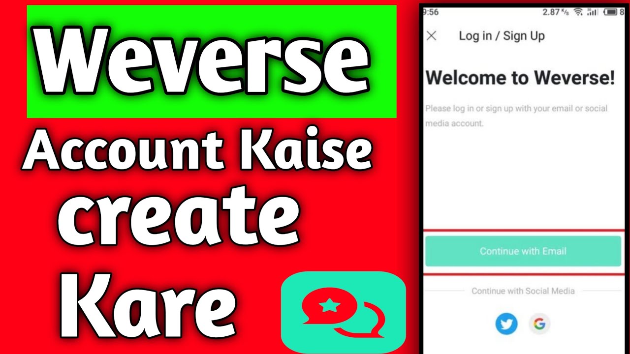 How to verify weverse account | how to open weverse account with google ...