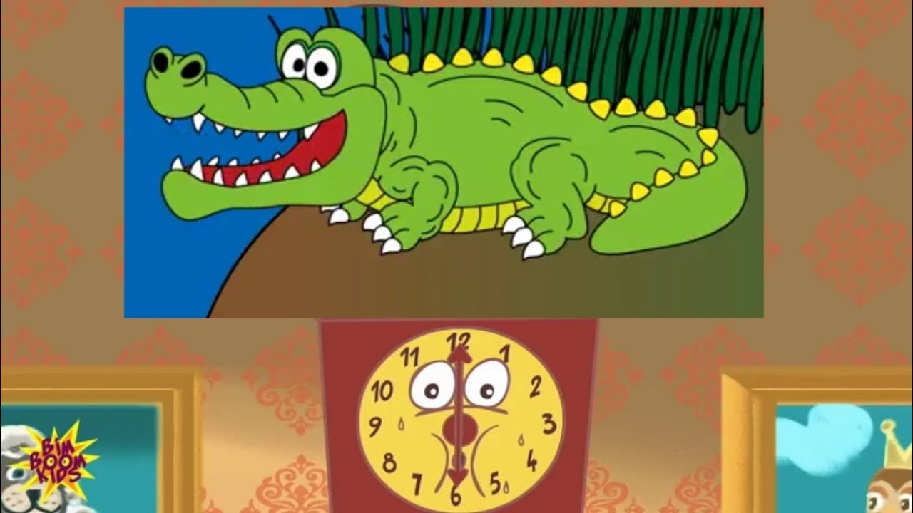 hickory dickory dock crocodile - YouTube