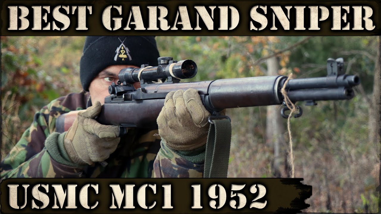 Best GARAND Sniper - USMC MC1 1952 - YouTube