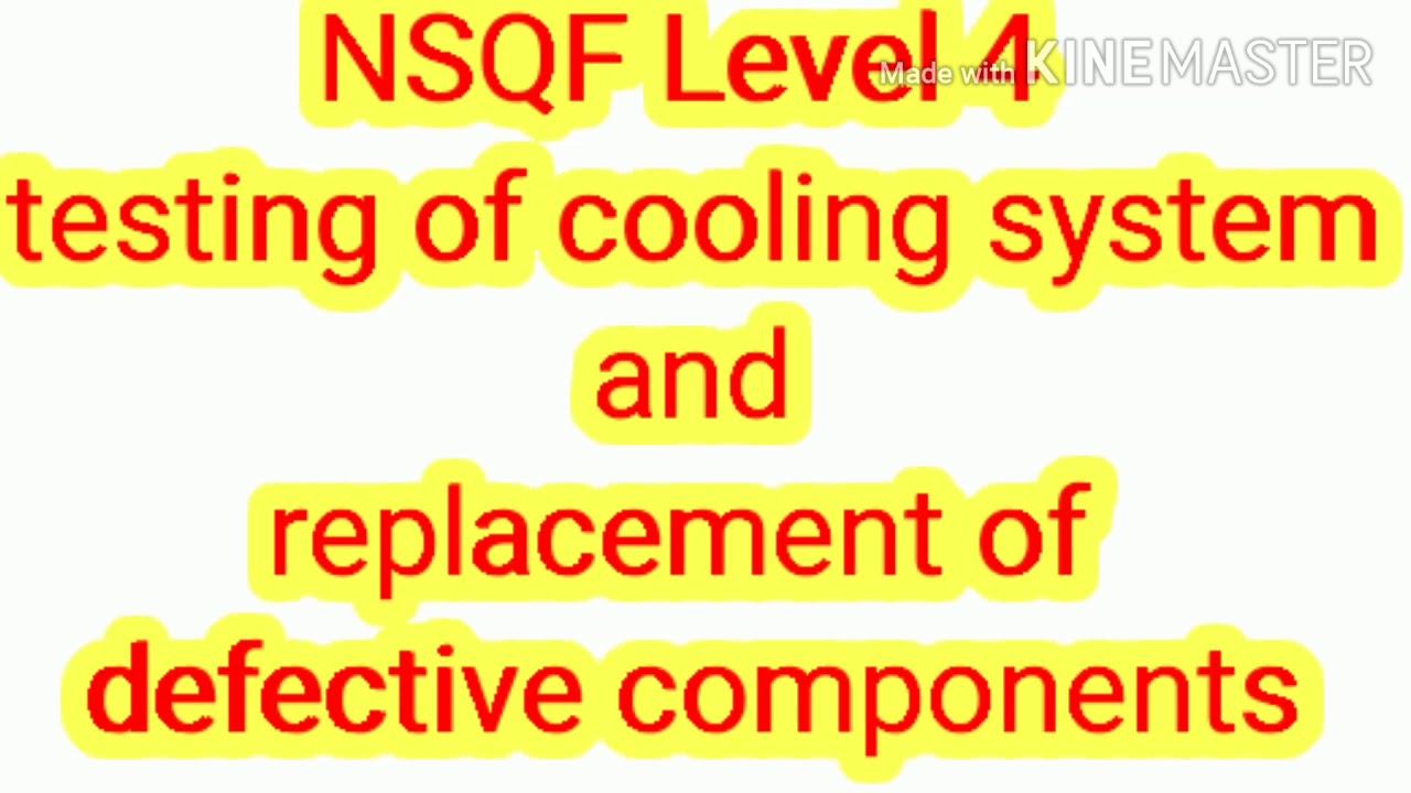 Auto level 4 testing of cooling system and replacement of defective ...