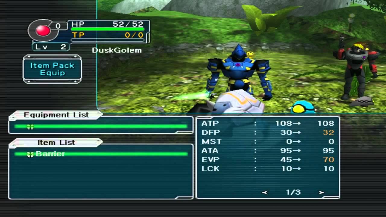 Phantasy Star Online Blue Burst: Episode 1 "Getting Used To The Game ...