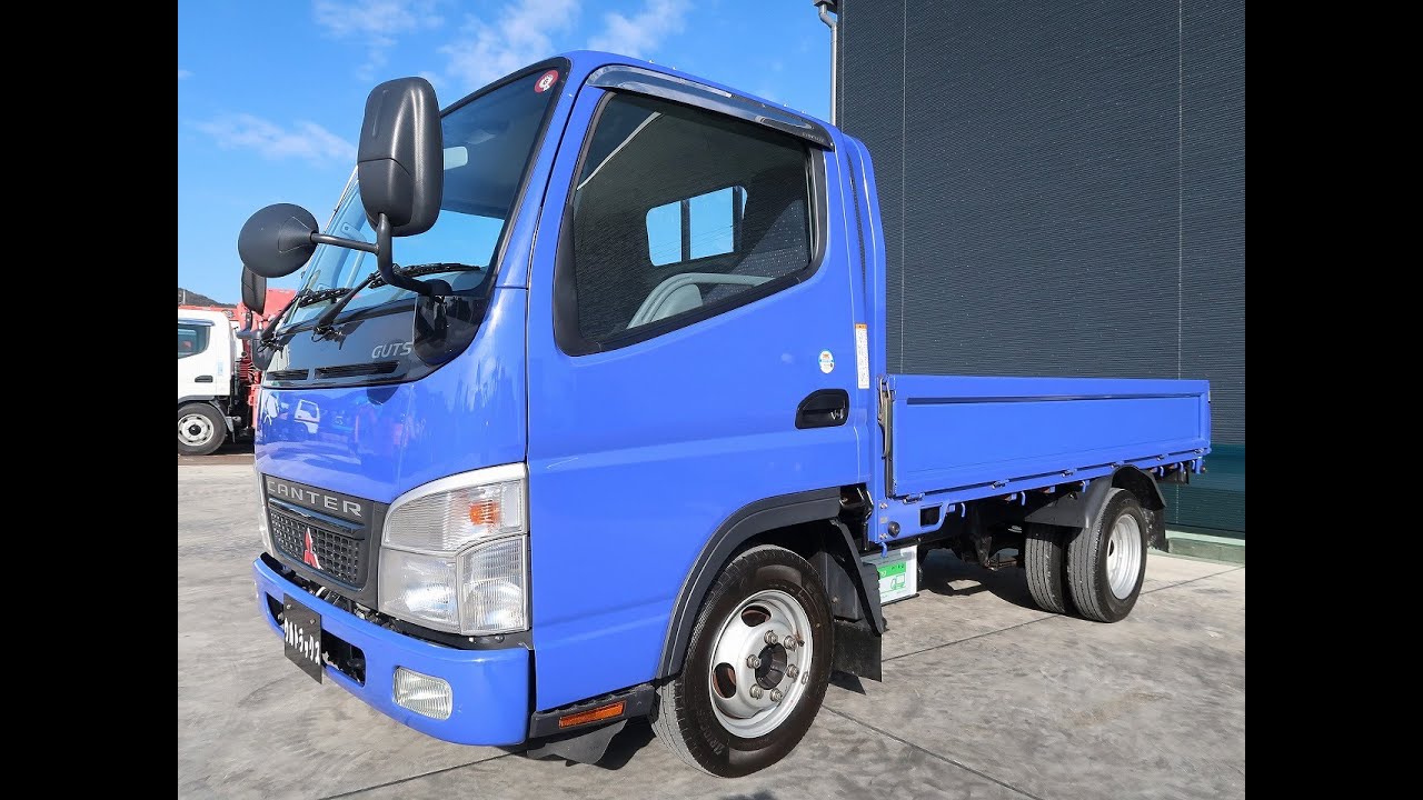 H17 キャンターガッツ 1.5t 平ボディ ディーゼルターボ - YouTube