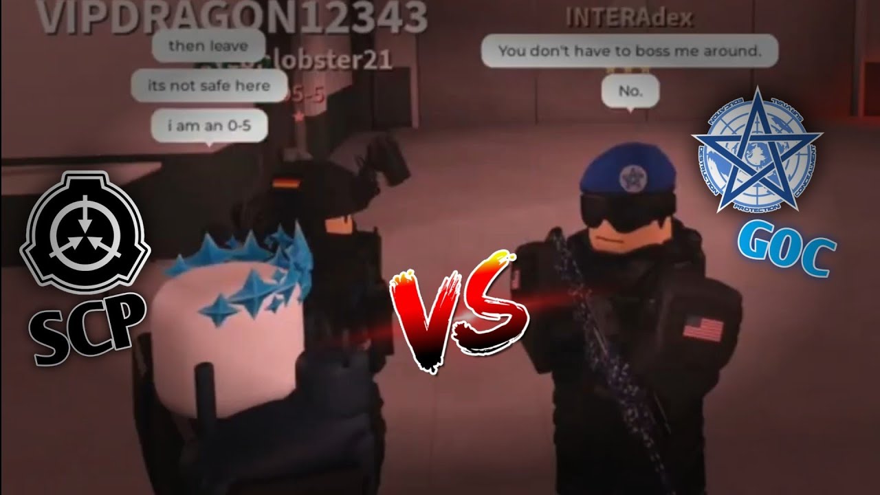 Unexpected Dialogue between a GOC Officer and an O5 Council... | Roblox ...