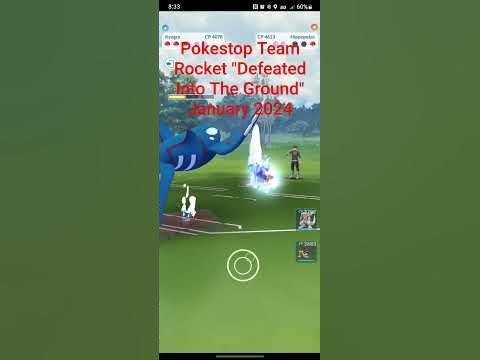 Pokestop Go Team Rocket Encounter "Defeated Into The Ground" #pokemongo ...