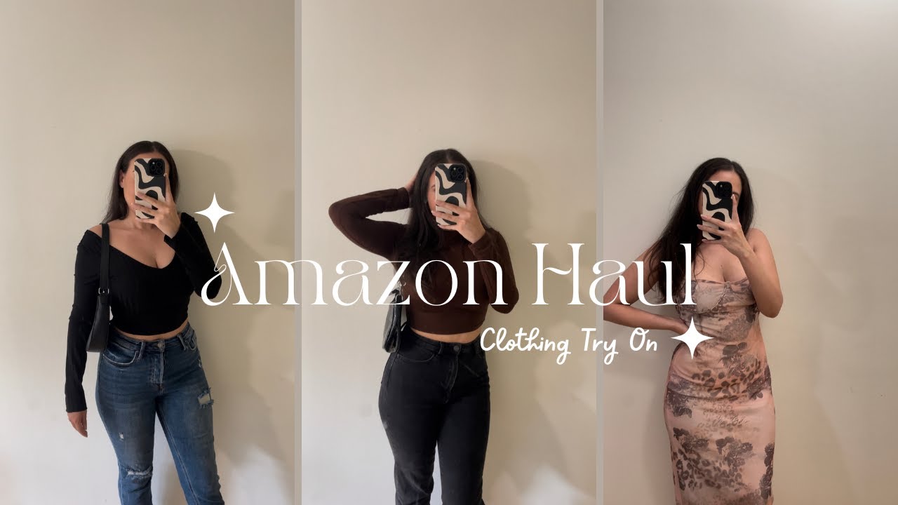 AMAZON TRY ON HAUL | AMAZON FASHION FINDS - YouTube