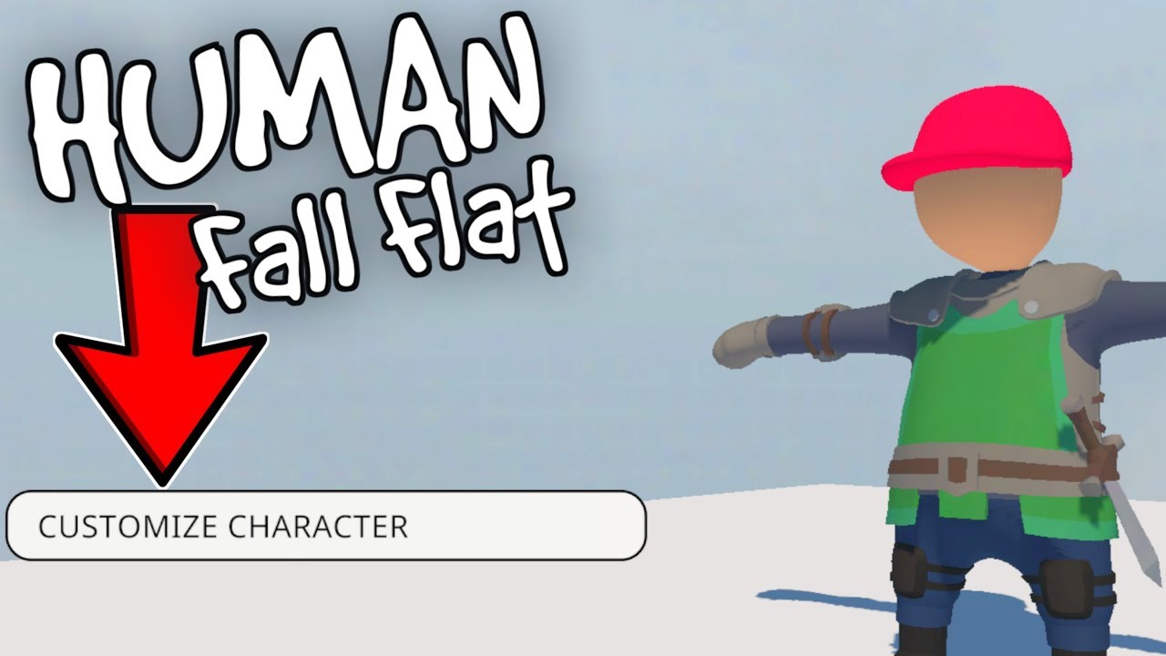 I LOVE MY NEW CHARACTER! Human fall flat (mobile) - YouTube