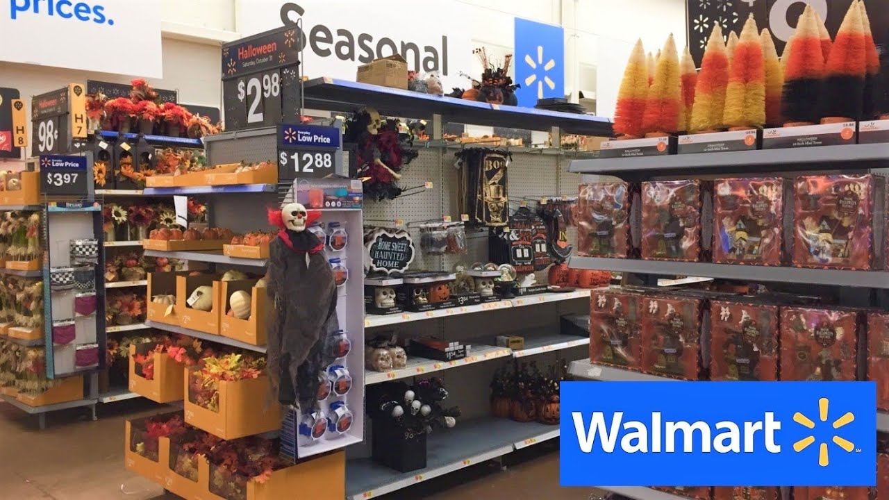 WALMART HALLOWEEN DECORATIONS FALL HOME DECOR SHOP WITH ME SHOPPING ...