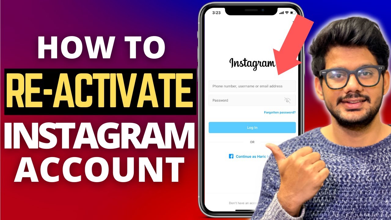 How to Reactivate Instagram Account (2022) - YouTube