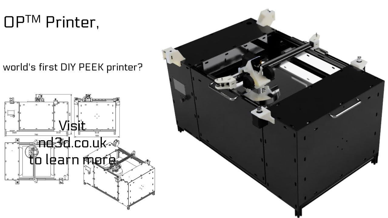 PEEK OP Printer - Assembly Introduction - YouTube