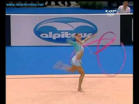Aliya Garayeva Ribbon AA Torino European Championships 2008 - YouTube