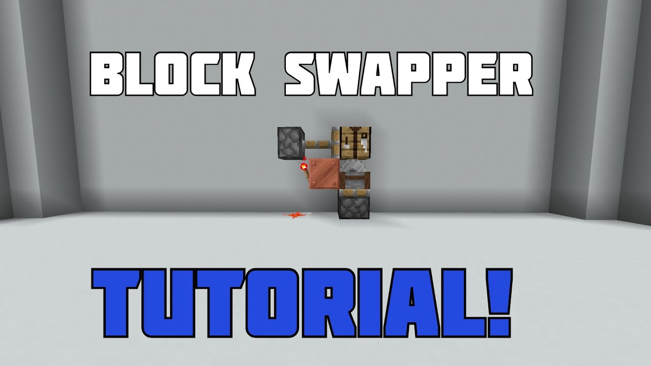 Minecraft 1.17 Simple Block Swapper Tutorial! - YouTube