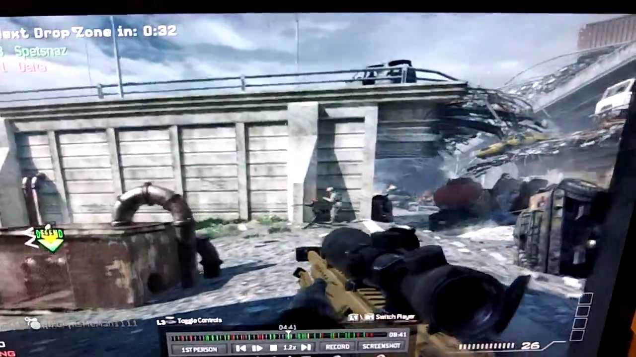 COD MW3 Awesome Barrett 50 cal. Clip - YouTube