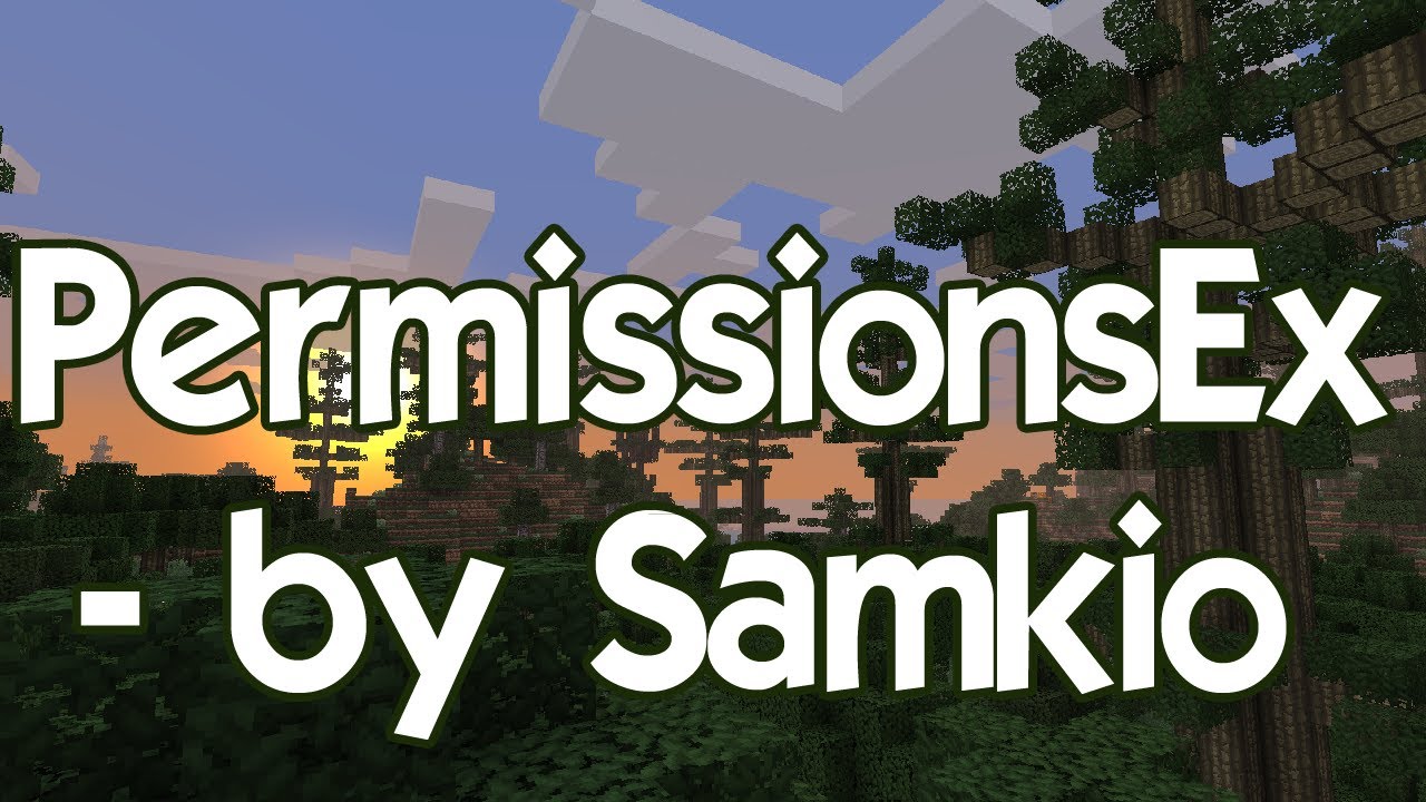 How to use and install PermissionsEx - YouTube