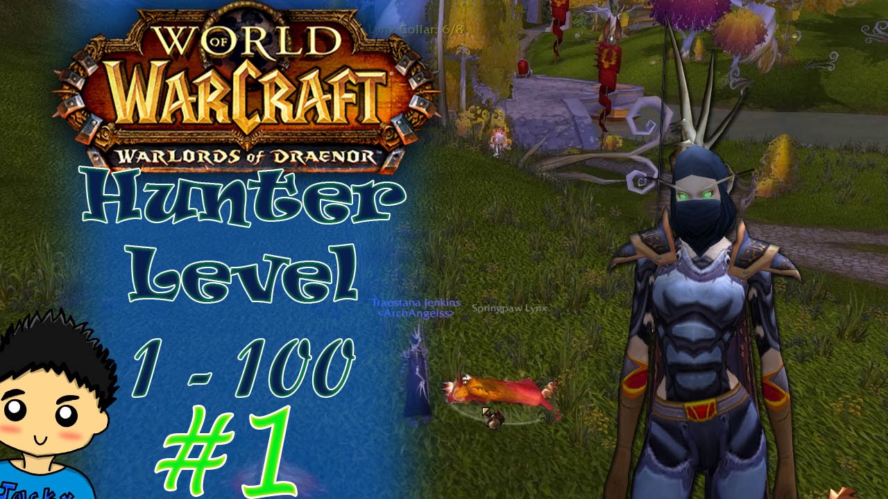 World of WarCraft: Warlords of Draenor Level 1 to 100 Blood Elf Hunter ...