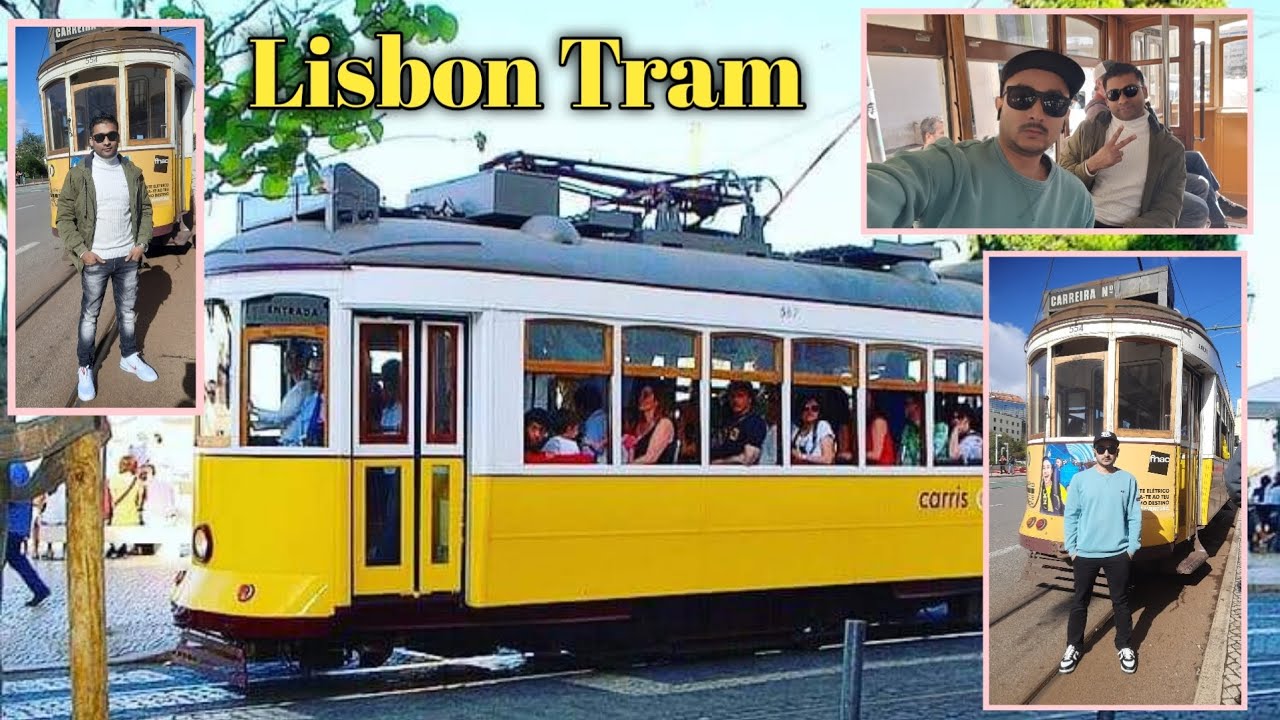 Riding Lisbon's 90 Year Old Iconic Yellow Tram 🇵🇹 - YouTube
