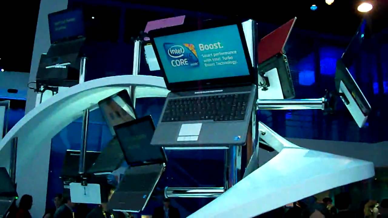 The CES Experience 2010: Intel Booth Walkthrough - YouTube
