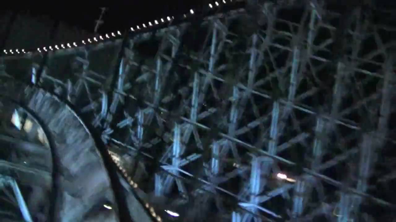 California Screamin' Roller Coaster Ride @ Disneyland (night!) - YouTube