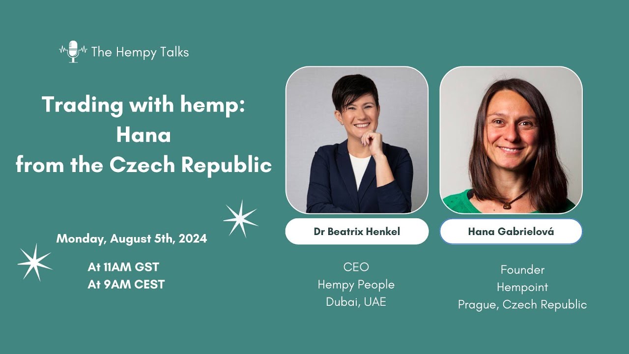 Hempy Talks I Season 3. I Trading with hemp: Hana from the Czech ...