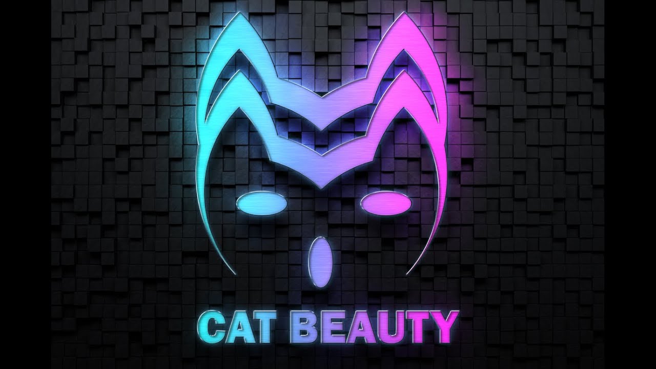 real cat logo in adobe illustrator with mockup in Photoshop - YouTube