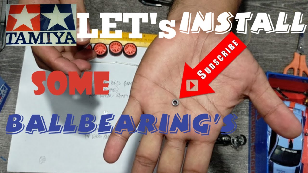 TAMIYA'mini4wd SPEEDTECH'set-up #part 4 "lets install some ball ...