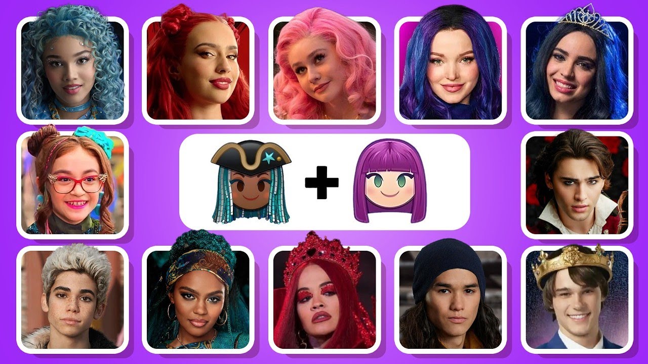 Guess Who's DANCING 🎶 Descendants: The Rise of Red ️ Red, Mal, Chloe ...
