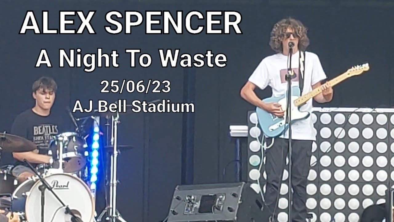 Alex spencer - A Night To Waste live at Salford Red Devils v Wigan ...