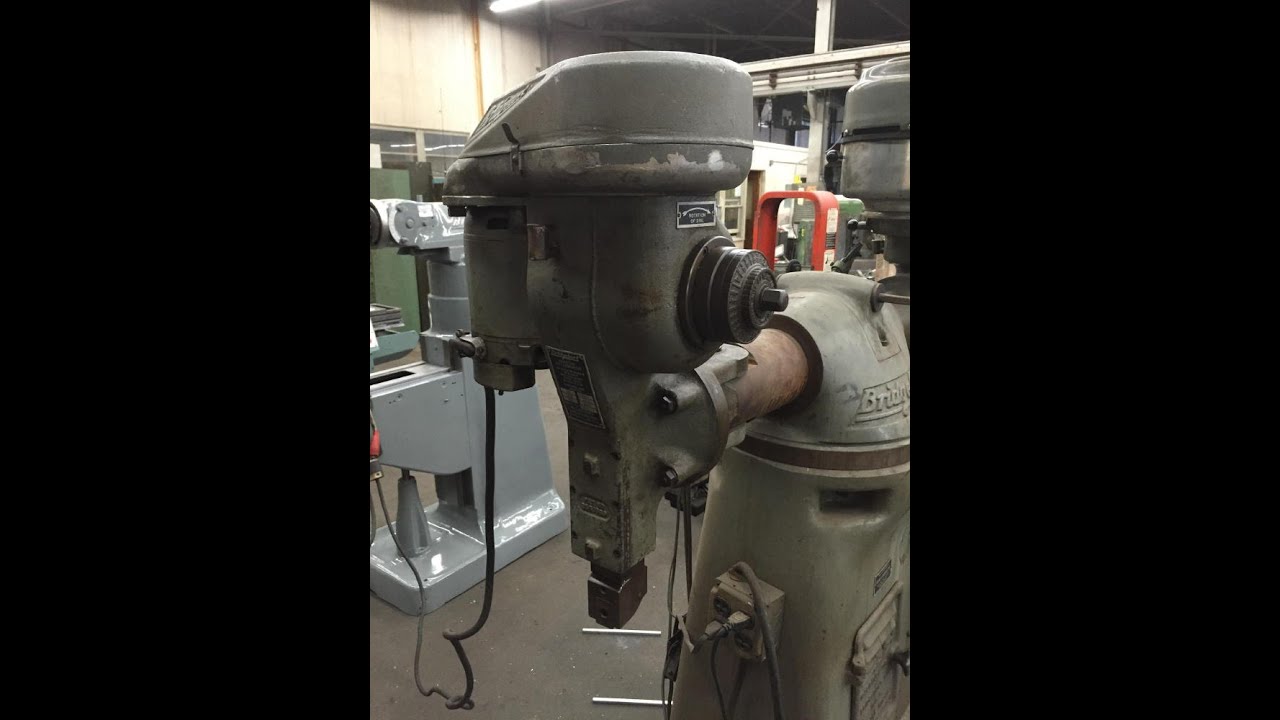 Bridgeport Model E Vertical Shaping Head - SOLD - YouTube