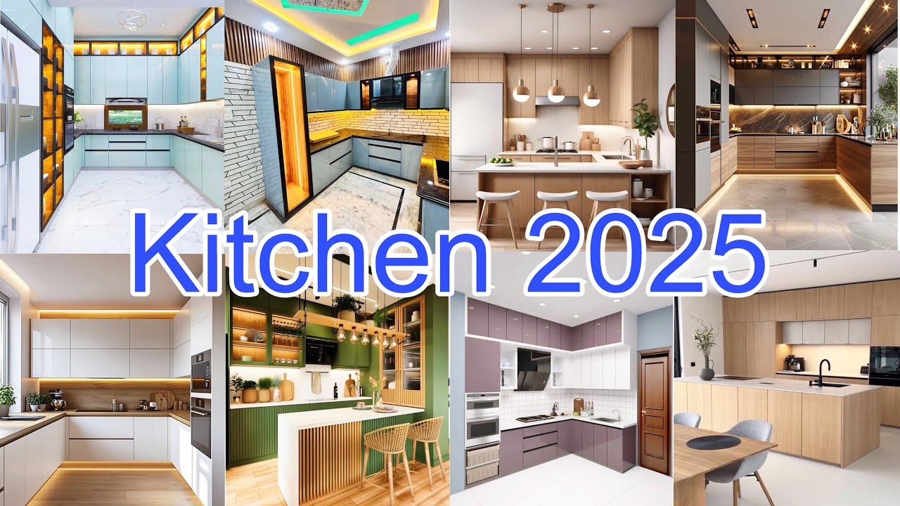 Modular Kitchen Designs 2025 | Kitchen cabinet Colour Ideas | Kitchen ...