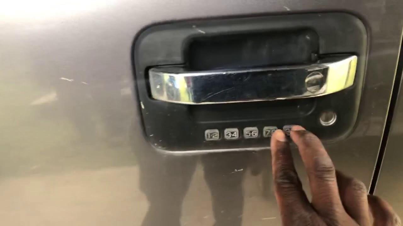 Ford F-150 Starts Up By Keypad In Drivers Door. Applicable To Any Ford ...