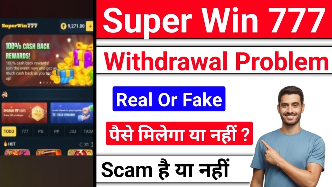 Superwin 777 withdrawal problem | super win 777 real or fake | super ...